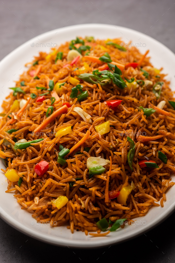 Schezwan or szechuan Fried Rice Stock Photo by stockimagefactory ...