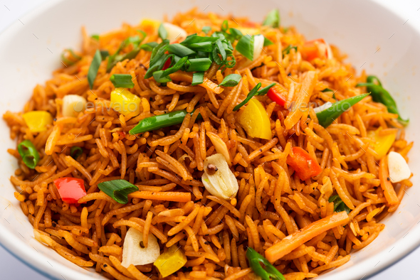 Schezwan or szechuan Fried Rice Stock Photo by stockimagefactory ...