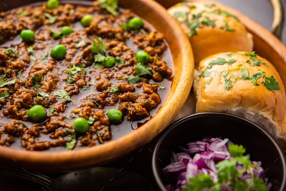 Mutton Kheema Pav Stock Photo by stockimagefactory | PhotoDune