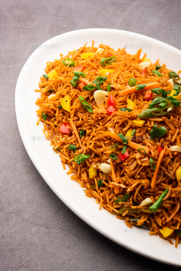 Schezwan or szechuan Fried Rice Stock Photo by stockimagefactory ...