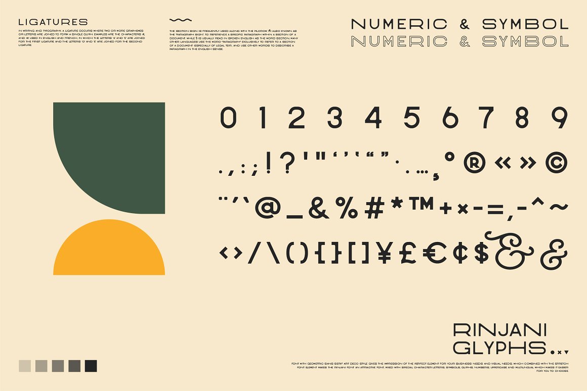 Rinjani Sans - Wide Stretch Typeface, Fonts | GraphicRiver