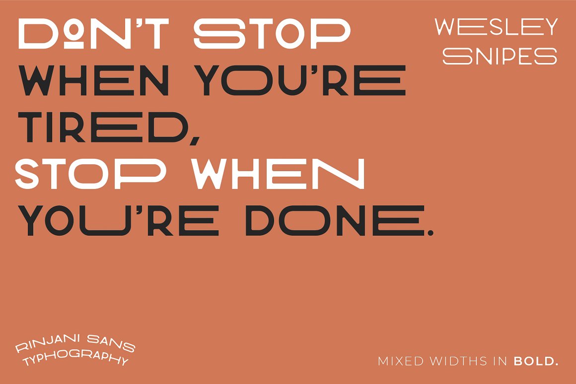 Rinjani Sans - Wide Stretch Typeface, Fonts | GraphicRiver