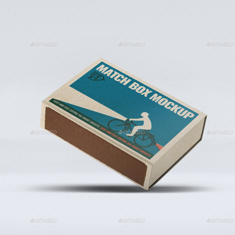 Match Box Mock-up, Graphics | GraphicRiver