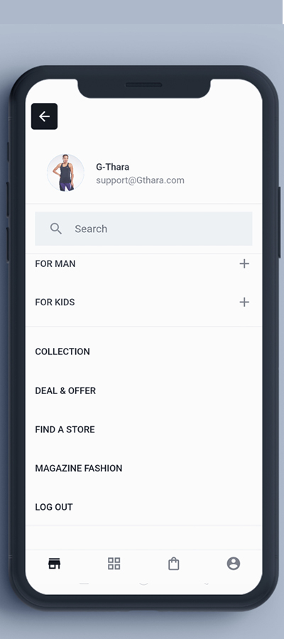 G Thara Cloth Store UI Template In Flutter with null safety by CodexEvoke