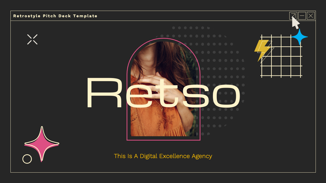 Retso - Retro Style Pitch Deck Keynote Template, Presentation Templates
