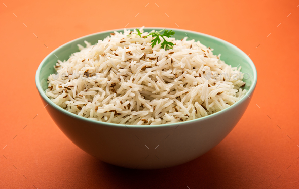 Jeera rice Stock Photo by stockimagefactory | PhotoDune
