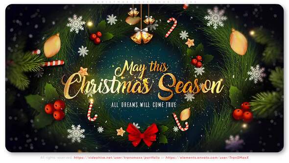 Christmas Greetings Titles, After Effects Project Files | VideoHive