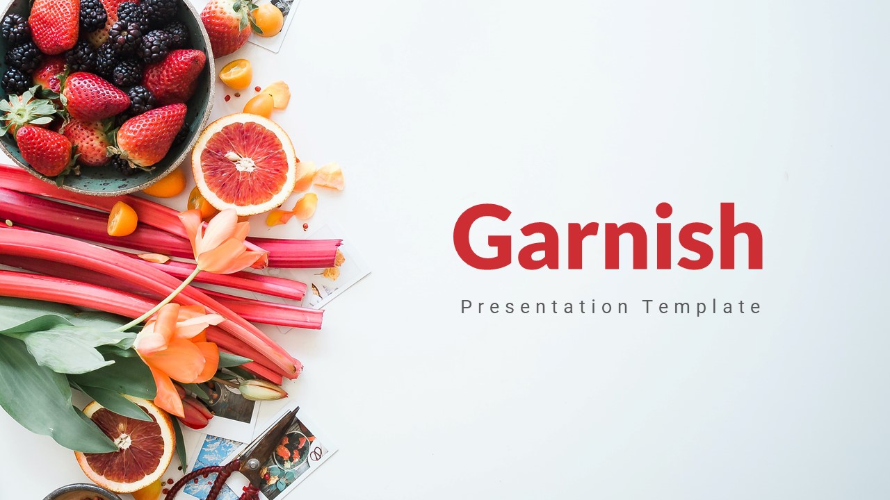 Garnish – Food PowerPoint Template, Presentation Templates | GraphicRiver