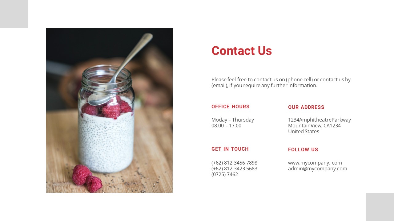 Garnish – Food PowerPoint Template, Presentation Templates | GraphicRiver