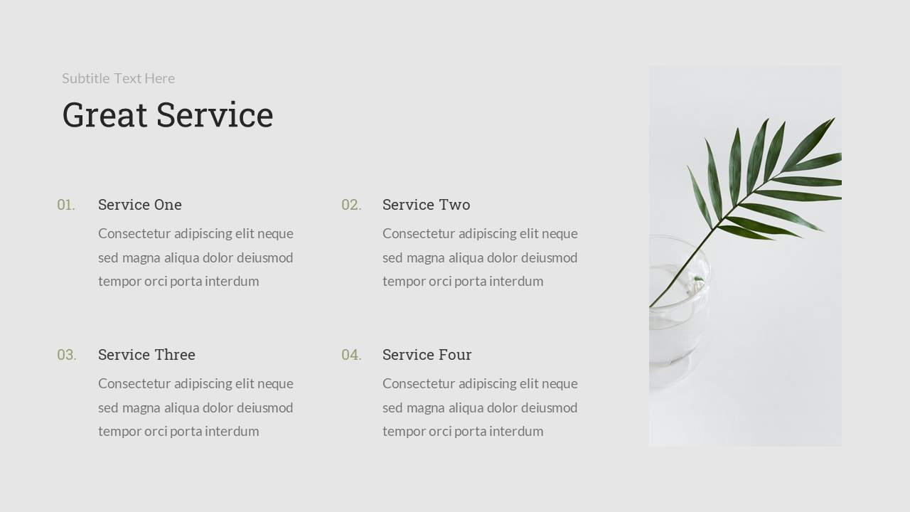 Emerald - Business Minimalist PowerPoint Template, Presentation Templates