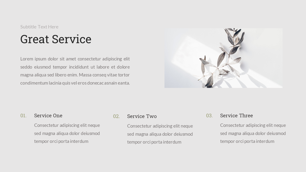 Emerald - Business Minimalist PowerPoint Template, Presentation Templates