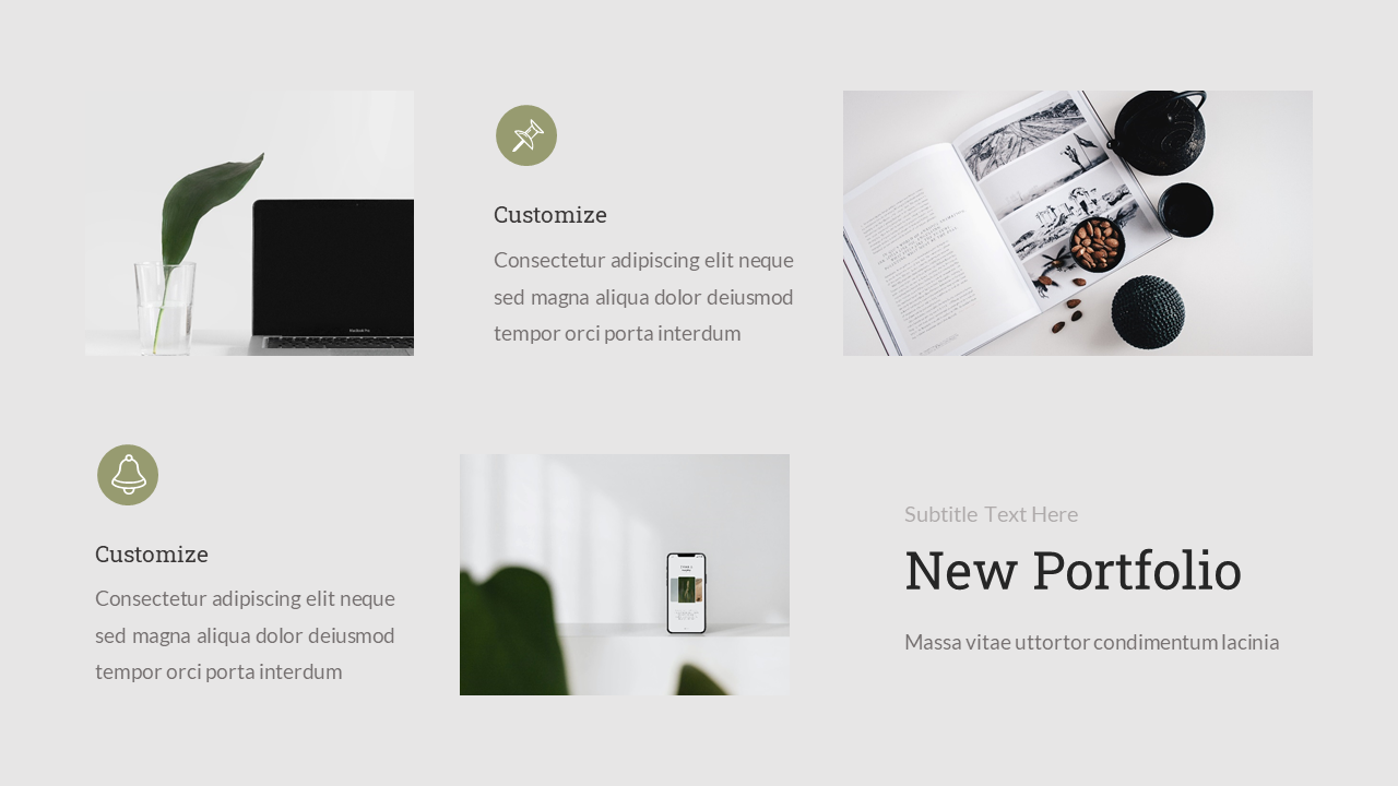 Emerald - Business Minimalist PowerPoint Template, Presentation Templates