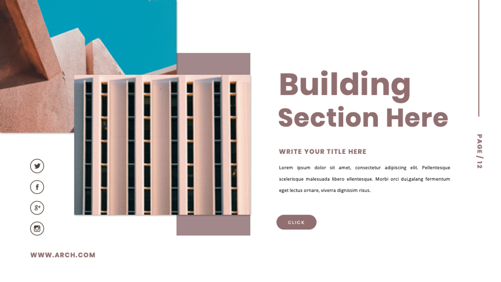 Arch Keynote Presentation Template by portocraft | GraphicRiver