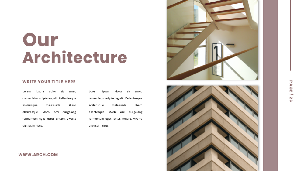 Arch Keynote Presentation Template by portocraft | GraphicRiver