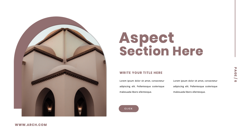 Arch Keynote Presentation Template by portocraft | GraphicRiver