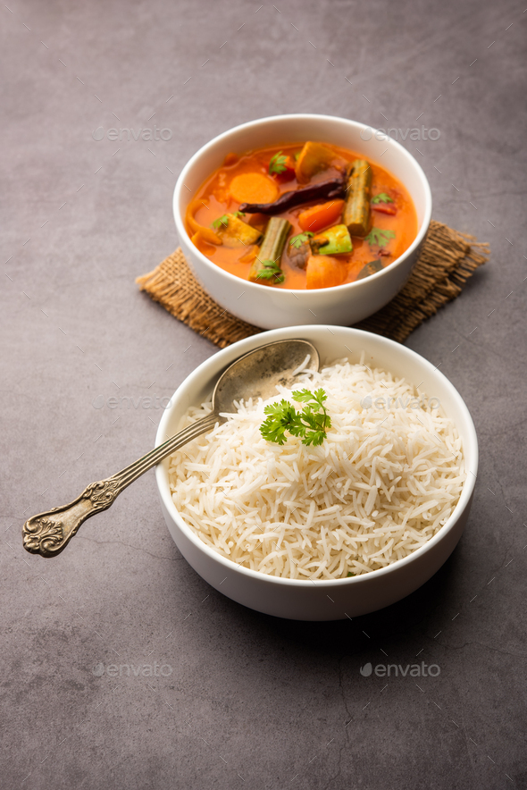 Sambar Rice Stock Photo by stockimagefactory | PhotoDune