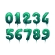 Green Color Numbers, Vectors | GraphicRiver