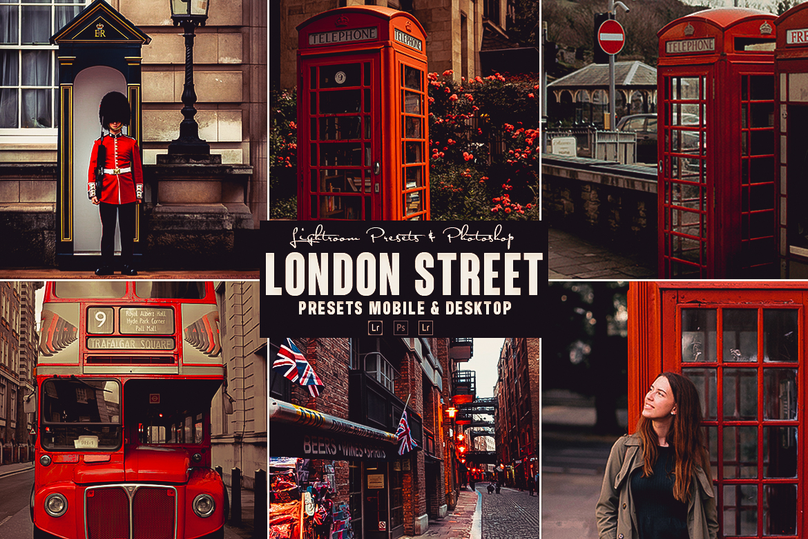 London Photoshop Action & Lightrom Presets, Add-ons | GraphicRiver