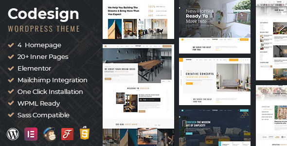 CoDesign - Architect & Interior WordPress Theme by DexignZone | ThemeForest