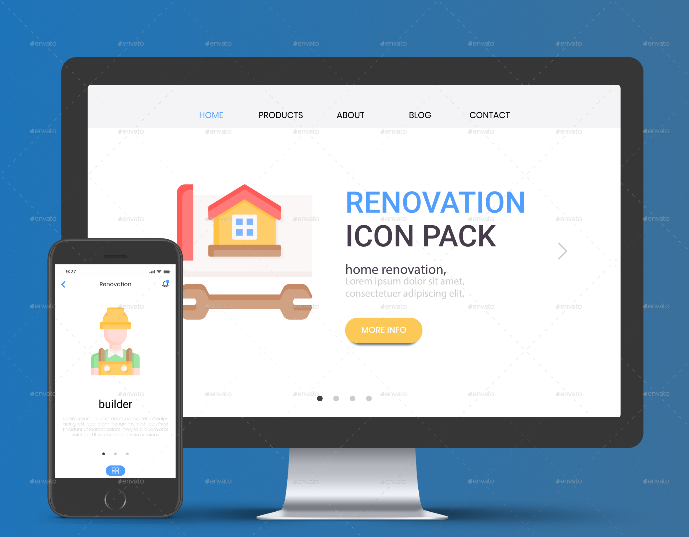 Renovation Icon Pack, Icons | GraphicRiver