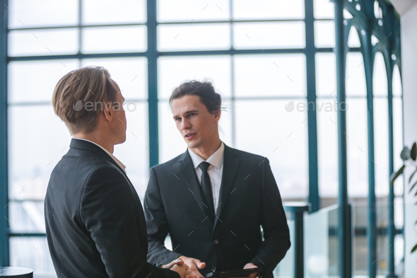 professional businessman partner person success team are meeting with ...