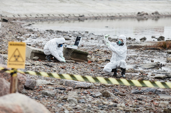 People Working at Biohazard Site Stock Photo by seventyfourimages ...