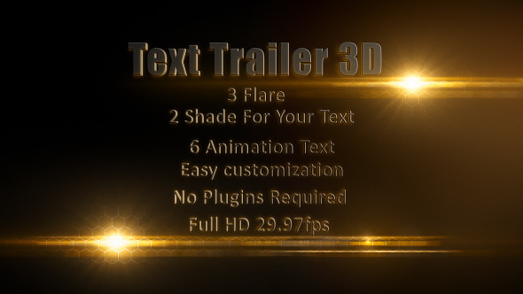 Text Trailer 3D by bank508 | VideoHive