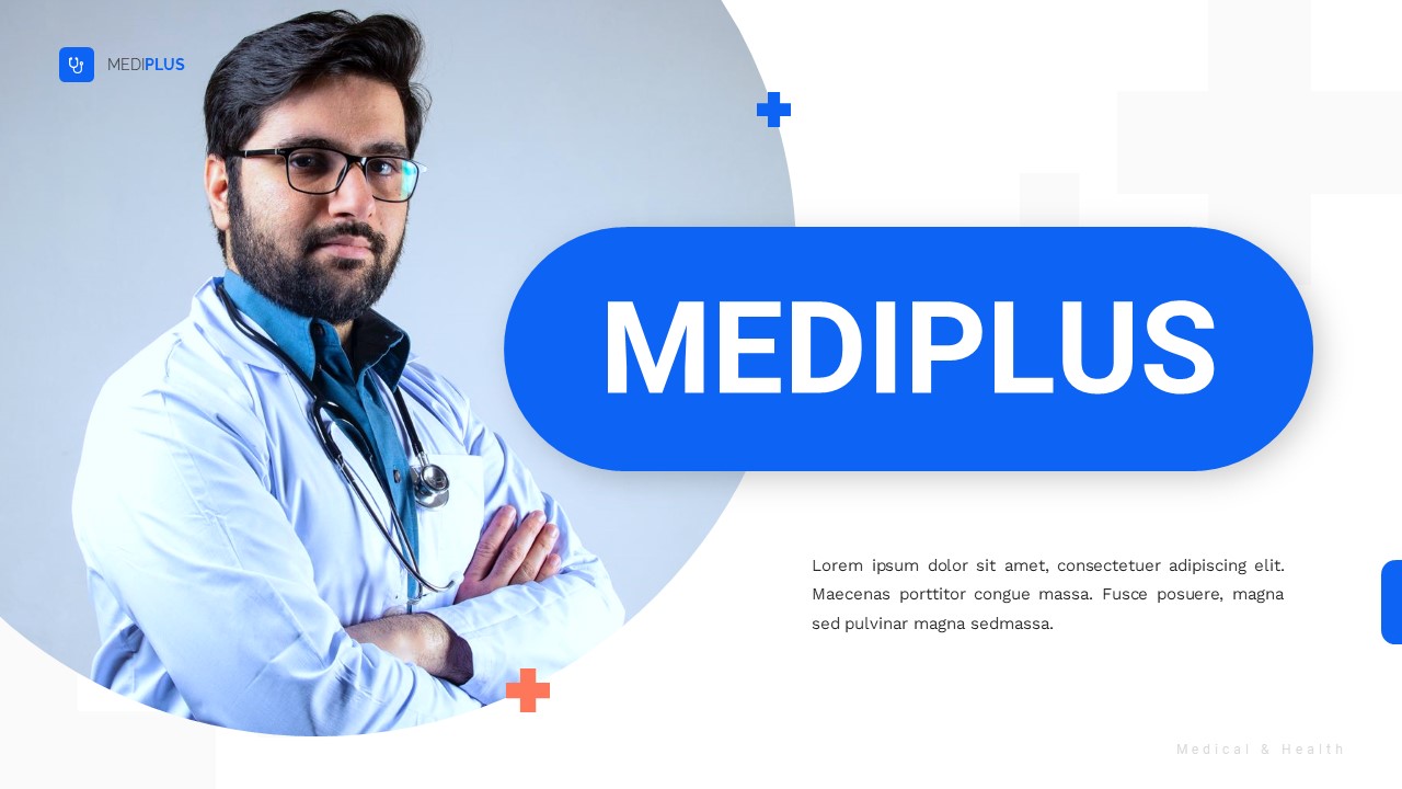 Mediplus - Medical & Health Google Slides Template, Presentation Templates