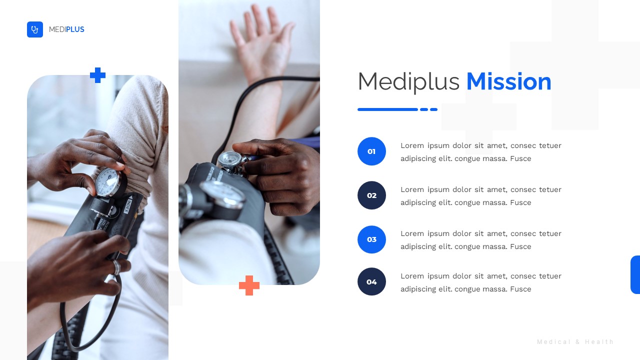 Mediplus - Medical & Health Google Slides Template, Presentation Templates