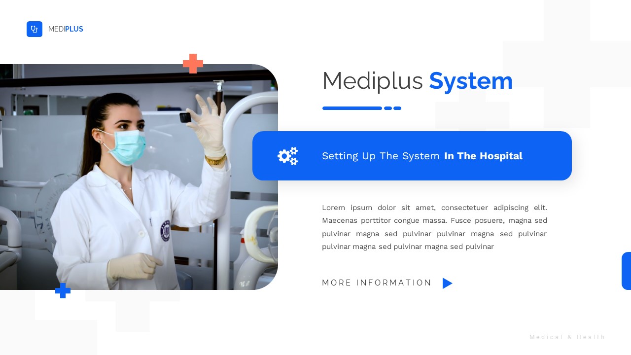 Mediplus - Medical & Health Google Slides Template, Presentation Templates