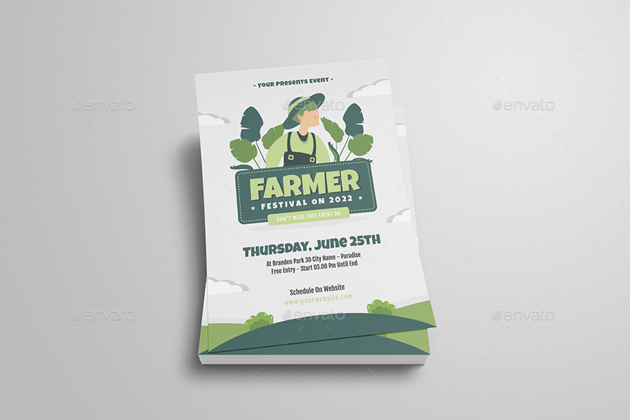 Farmer Flyer, Print Templates | GraphicRiver