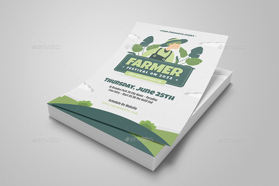 Farmer Flyer, Print Templates | GraphicRiver