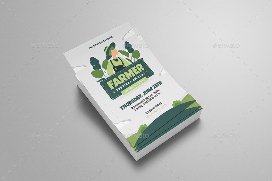 Farmer Flyer, Print Templates | GraphicRiver