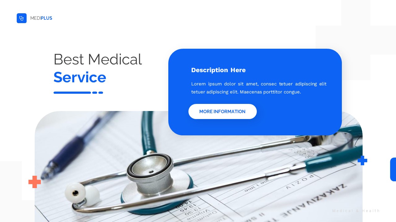 Mediplus - Medical & Health Powerpoint Template, Presentation Templates