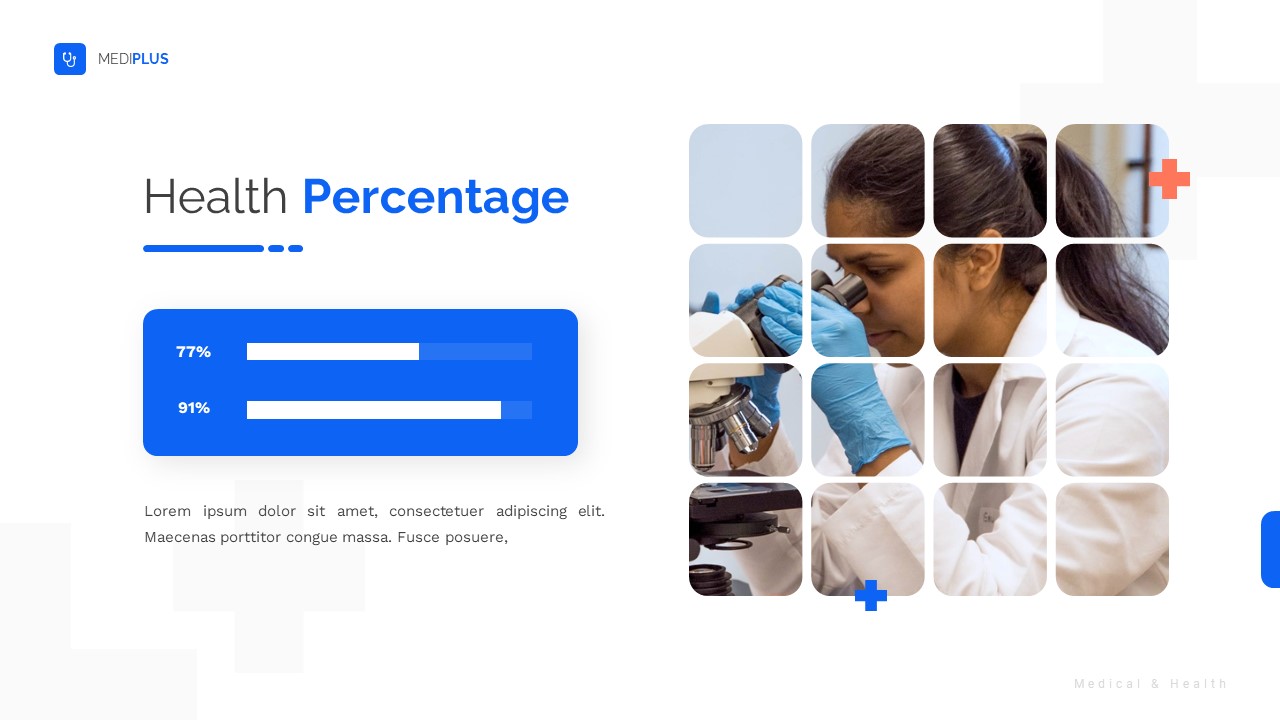 Mediplus - Medical & Health Powerpoint Template, Presentation Templates