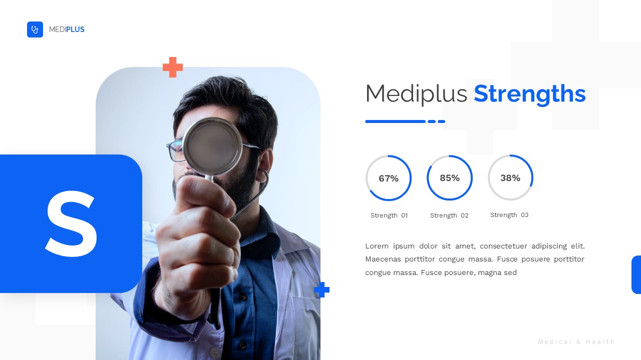 Mediplus - Medical & Health Powerpoint Template, Presentation Templates