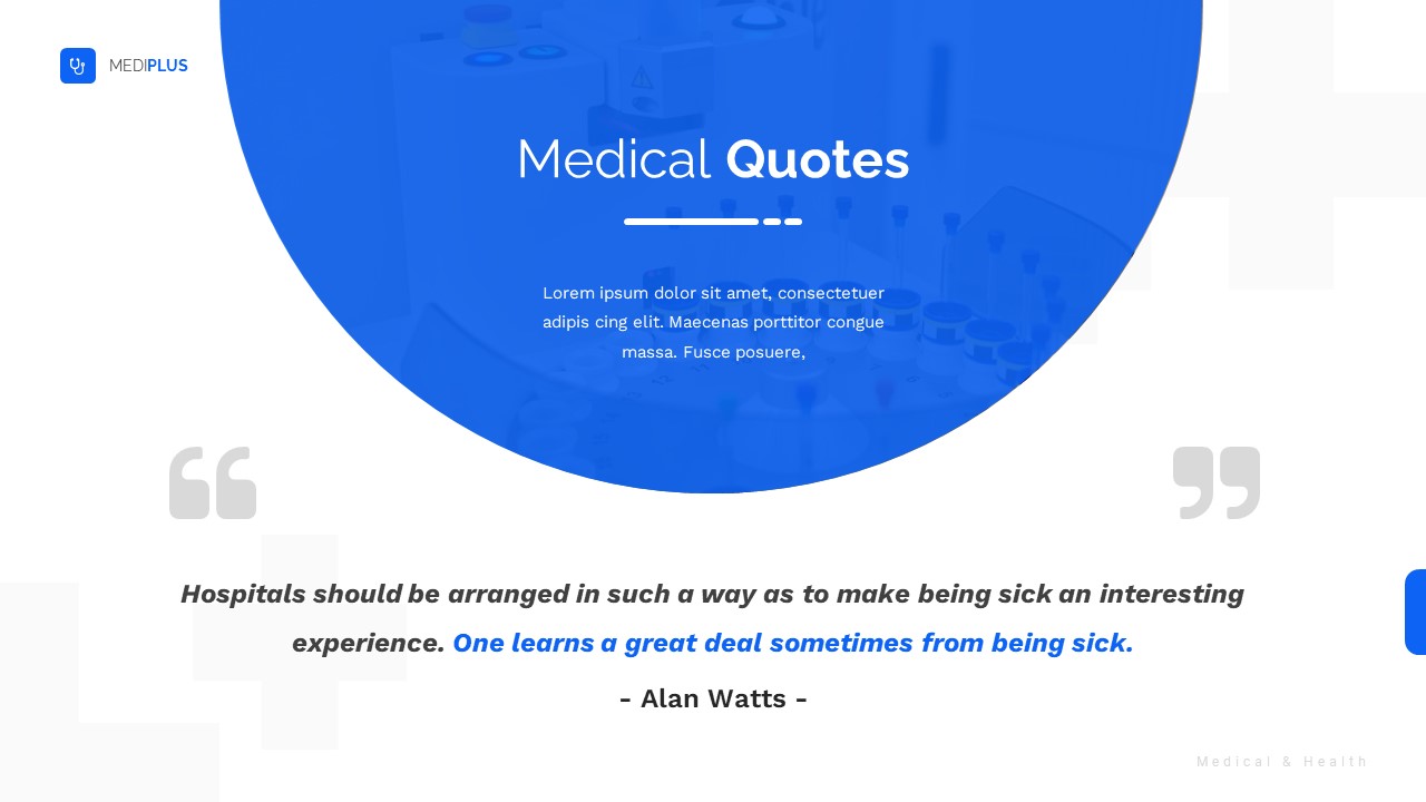 Mediplus - Medical & Health Powerpoint Template, Presentation Templates