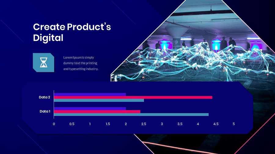 Zealous - Modern Neon Google Slides Template, Presentation Templates