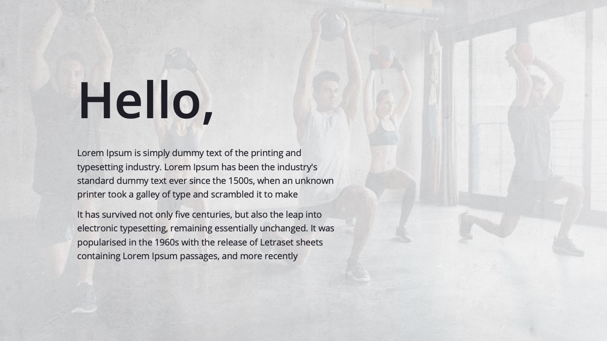 Fitness Sport Template, Presentation Templates | GraphicRiver