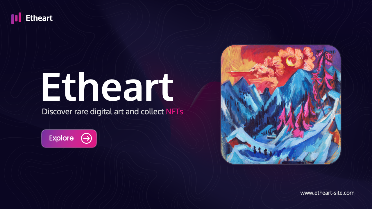 Etheart - NFTs Marketplace Pitch Deck Keynote Template, Presentation ...