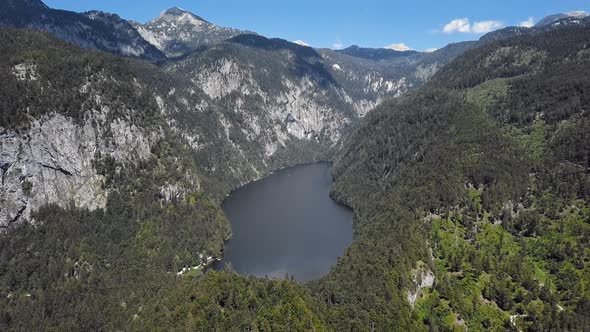 Aerial of Toplitzsee, Austria, Stock Footage | VideoHive