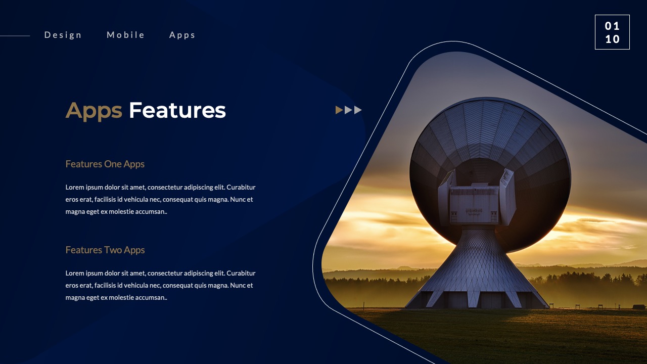 Androtech – Mobile Presentation PowerPoint Template, Presentation Templates