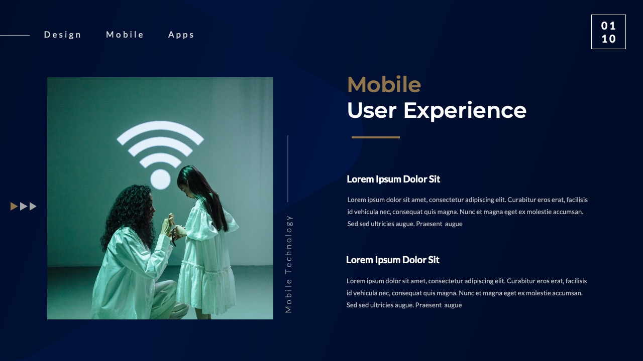 Androtech – Mobile Presentation PowerPoint Template, Presentation Templates