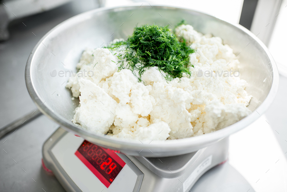 Weighing ingredients for baking Stock Photo by RossHelen | PhotoDune