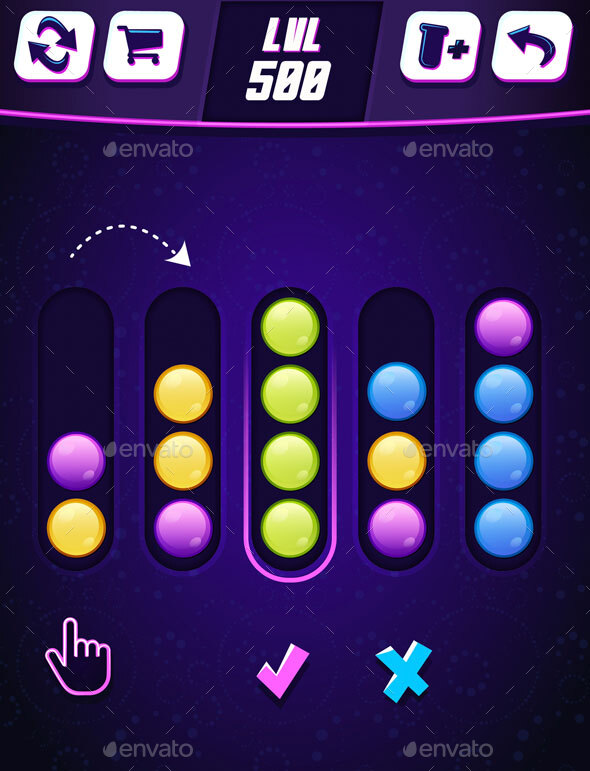 Bubble Game Art, Game Assets | GraphicRiver