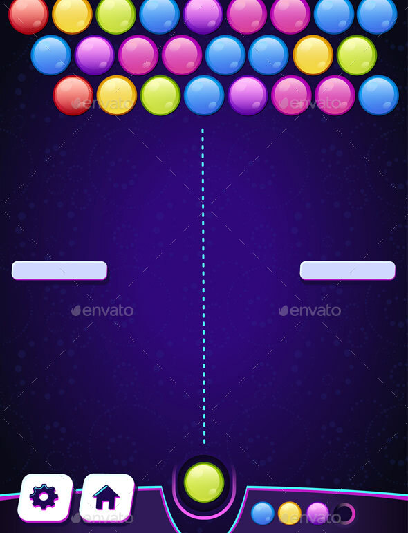 Bubble Game Art, Game Assets | GraphicRiver