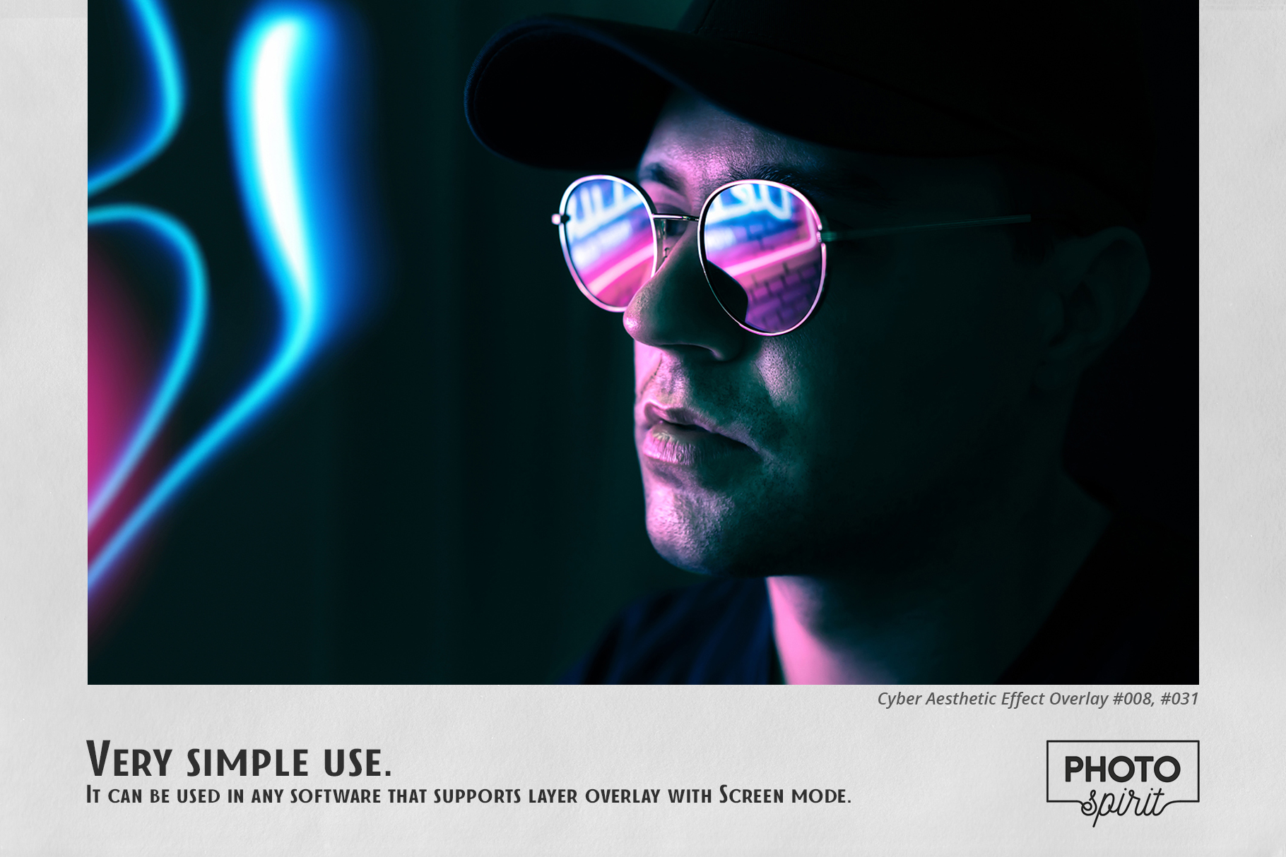 Cyber Aesthetic Overlays, Add-ons | GraphicRiver