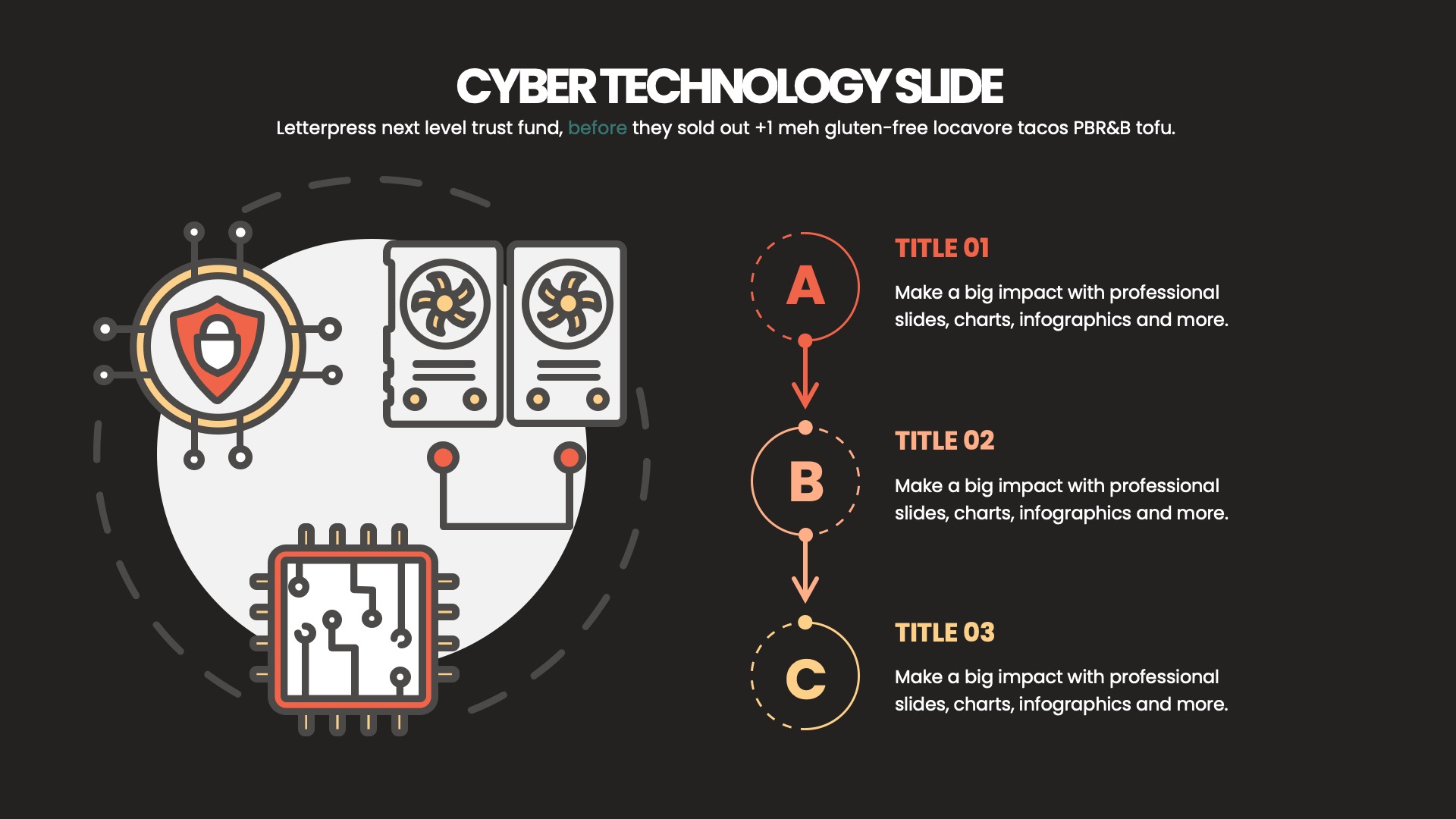 Cyber Technology - PowerPoint Infographics Presentation, Presentation ...