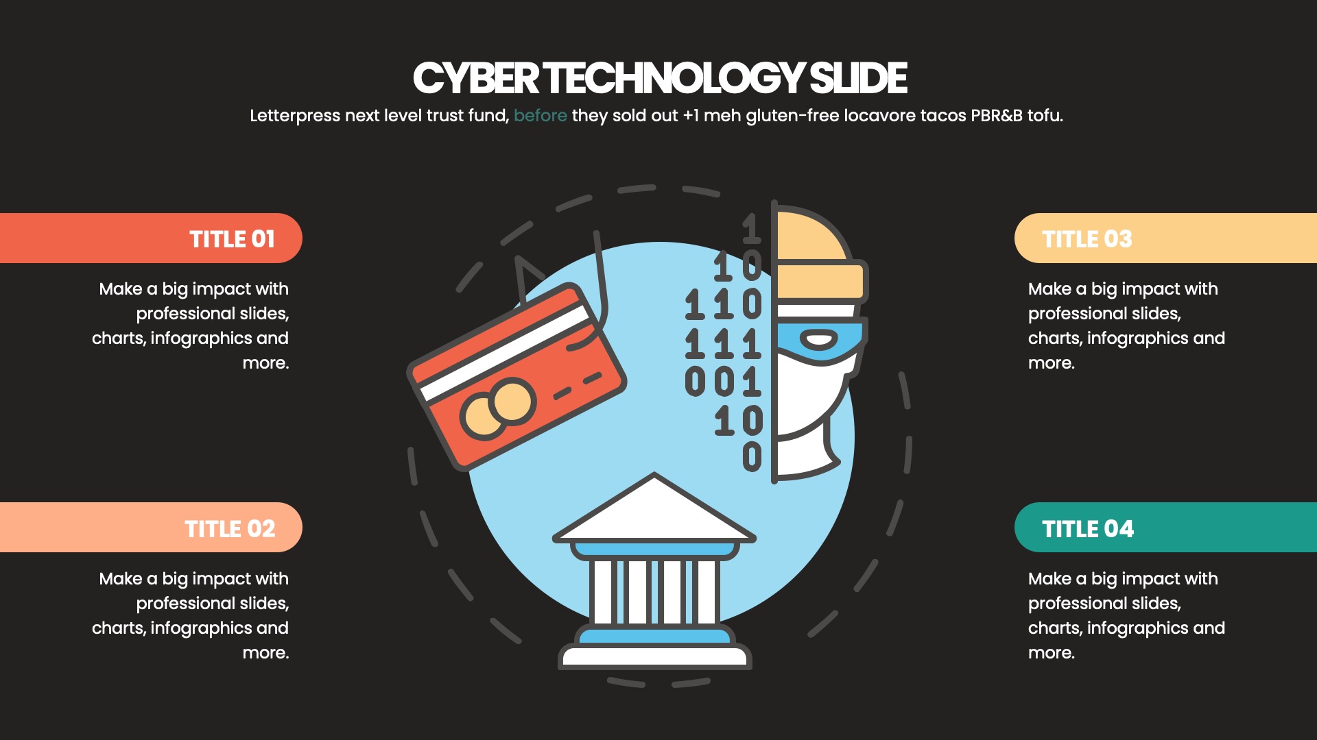 Cyber Technology - PowerPoint Infographics Presentation, Presentation ...