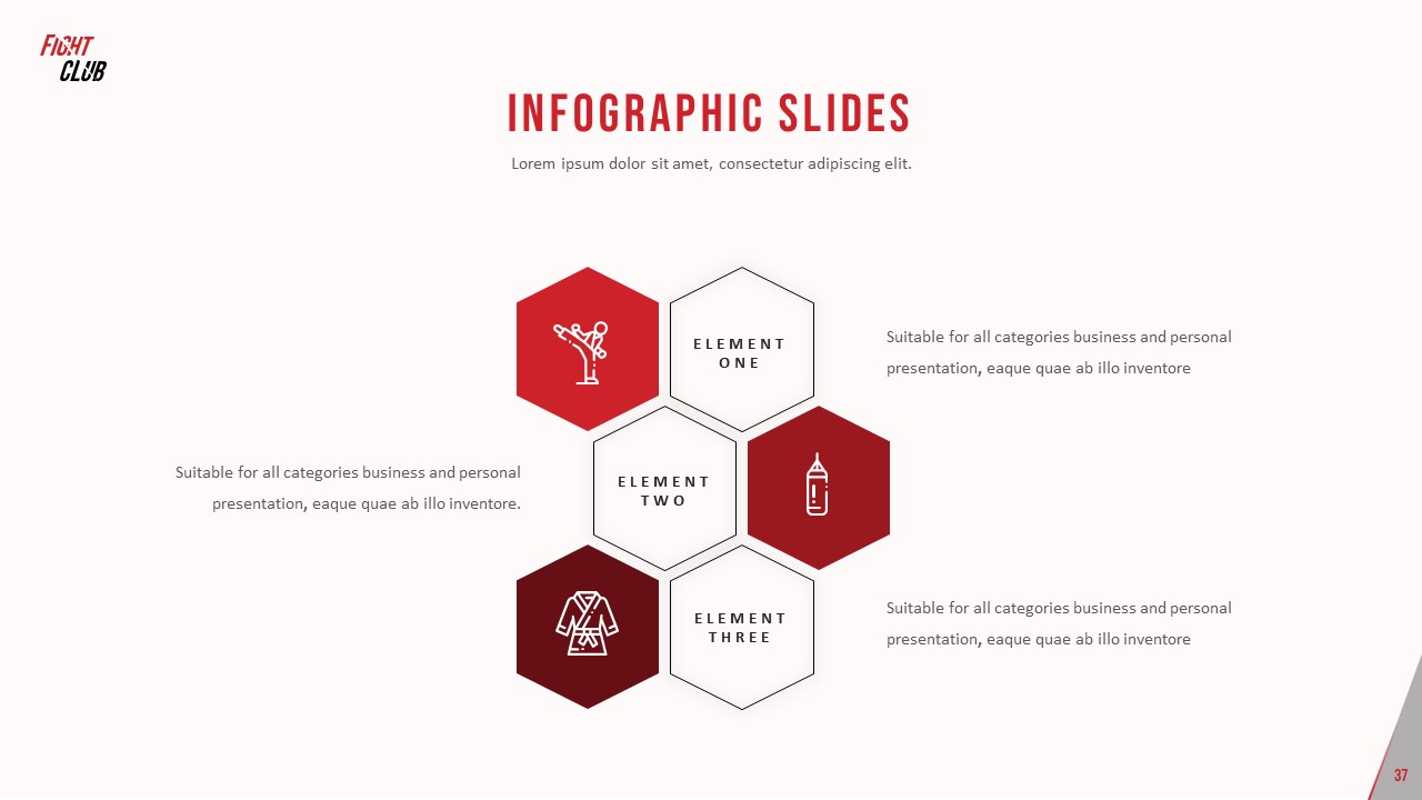 Fight Club Sports Google Slides Template, Presentation Templates ...